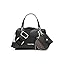 Calvin Klein Cali Mini Satchel Crossbody, Black/White, One Size : Buy ...