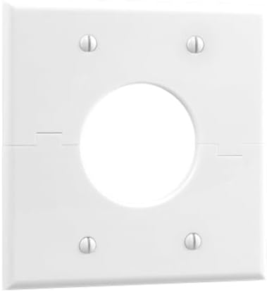 Amazon.com: MyCableMart Wallplate: Double-Gang Pass-Thru Wallplate ...