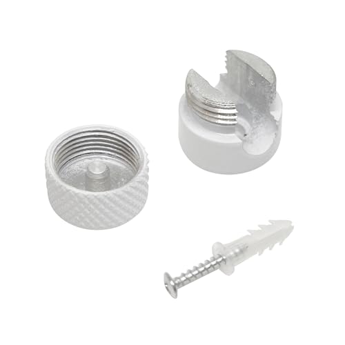 smartect Aluminium Wall and Ceiling Pins [4 Pieces, Corrugated, White ...