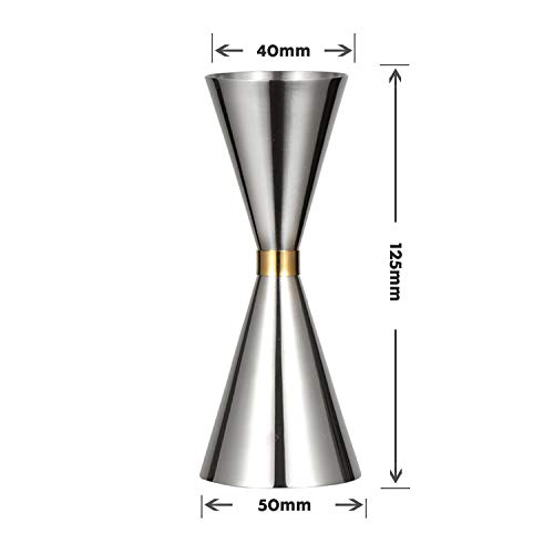 Stainless Steel Measuring Cup, PTNew Built-in Scale for Cocktails ...
