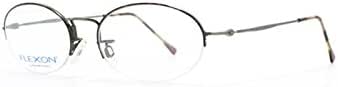 Flexon 180 HVPW Dark Gray Semi-rimless Eyeglasses Frame For Men and ...