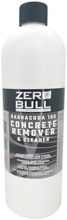 Amazon.com: Zero Bull Concrete and Rust Stripper/Cleaner/Etcher (16oz ...