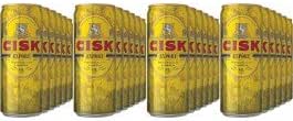Simonds Farsons Cisk Export Lager Sleek Beer Cans 330 ml (Case of 24 ...
