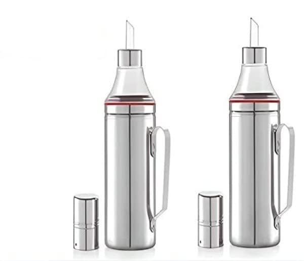 DURWASHA Stainless Steel Oil Dispenser with Nozzle | Oil Container ...