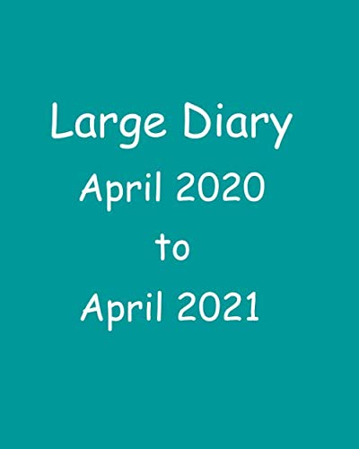 Large Diary April 2020 to April 2021 : Millard, Maisy: Amazon.co.uk: Books