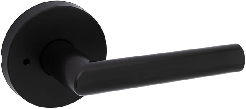 Kwikset Milan Interior Privacy Door Handle with Lock, Door Lever For ...