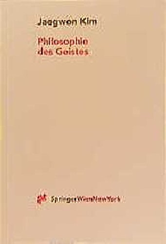 Philosophie des Geistes : Kim, Jaegwon, Günther, G.: Amazon.de: Bücher