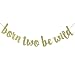 Born Two Be Wild Glitter Banner, Two Years Old Banner, 2nd Birthday ...