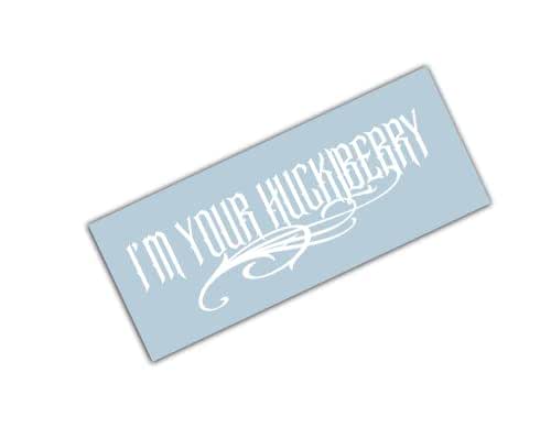 Amazon.com: I'm Your Huckleberry sticker vinyl (2) pack 8" car truck ...