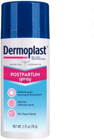 Amazon.com: Dermoplast Postpartum Perianal Pain Relief Spray : Health ...