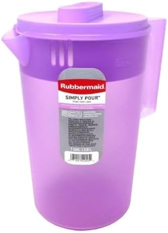 Amazon.com: Rubbermaid Simply Pour Pitcher, 1 Gal / 3.8L, Limited ...