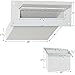 Amazon.com: Durabox Through The Wall Mail Slot, Two Piece Deposit Chute ...