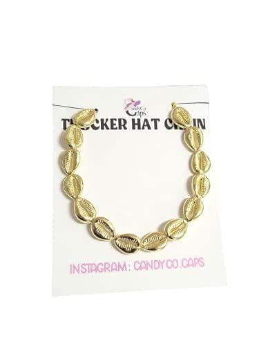 Amazon.com: Trucker Hat Chain hat bar hat bar party supplies gold chain ...