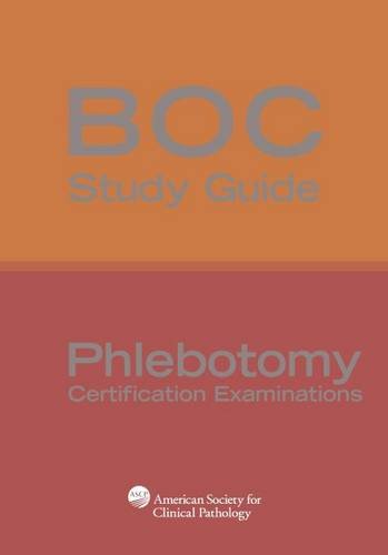 BOC Study Guide: Phlebotomy Certification Examinations: 9780891896128 ...