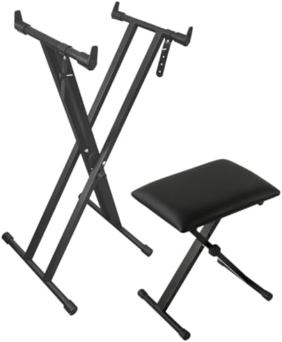 Amazon.co.jp: Longeye Electronic Piano Stand, Chair Set, Keyboard ...