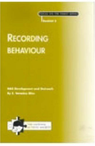 Recording Behaviour: A Booklet for Families of a Child with a Diagnosis ...