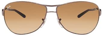 Ray-Ban Aviator Sunglasses (Gunmetal) (RB3342|004/5160) : Amazon.in ...