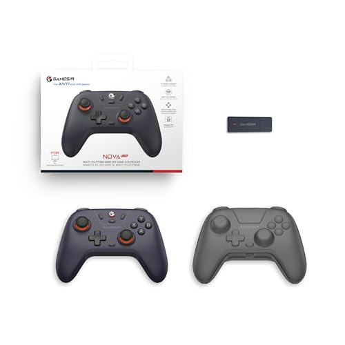 GameSir Nova Lite Wireless Controller – 2.4G & Bluetooth Gamepad for Windows PC, iPhone, Android ...