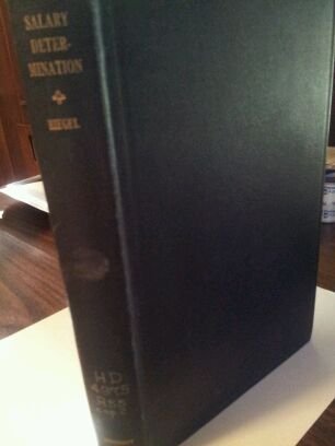 Salary Determination: John W.Riegel: Amazon.com: Books