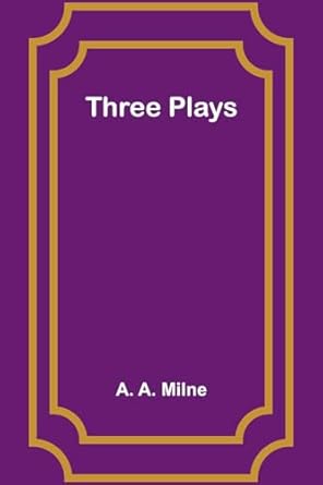 Buy Three Plays Book Online at Low Prices in India | Three Plays ...
