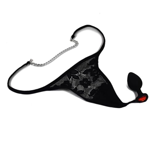 Amazon.com: Sexy Panties with Butt Plug - Butt plug Underwear with ...