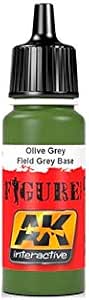 Amazon.com: AK-Interactive Field Grey Base 1 Colour 3141 - Model ...