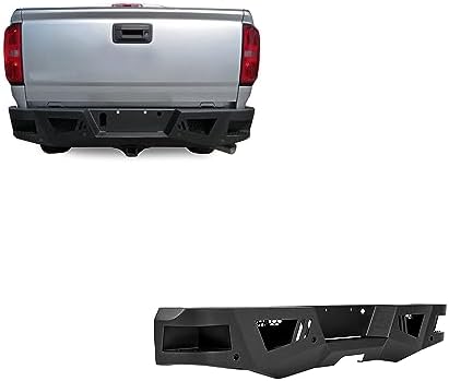 Amazon.com: LUYWTE For 2015-2022 Chevy Colorado New Steel Rear Bumper ...