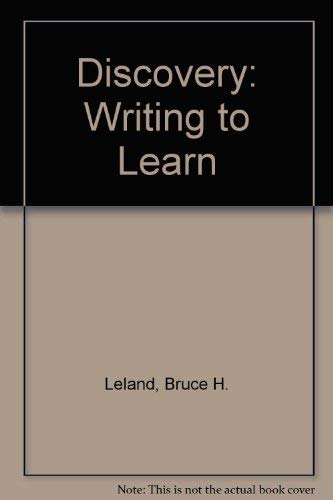 Buy Discovery: Writing to Learn Book Online at Low Prices in India ...