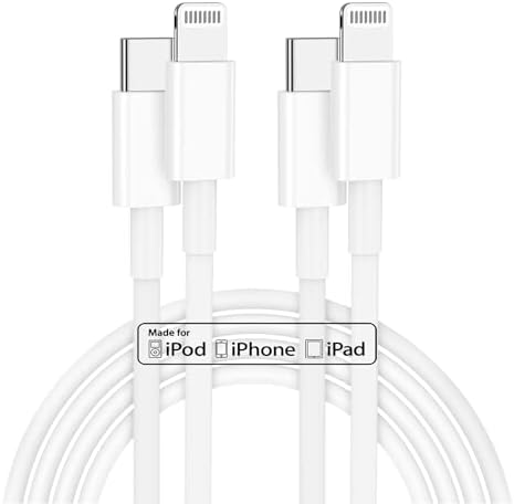 Cable 1m,Fast Charging Lead, 1 Metre USB C to Lightning Cable Fast ...