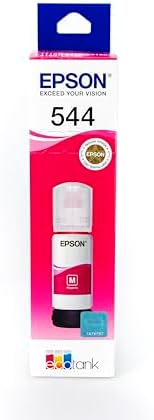 Kit de Garrafas de Tinta Original Epson EcoTank T544 - Magenta, Amarelo ...