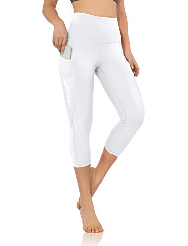 ODODOS Women's High Waisted Yoga Capris with Pocket, Workout Sports ...