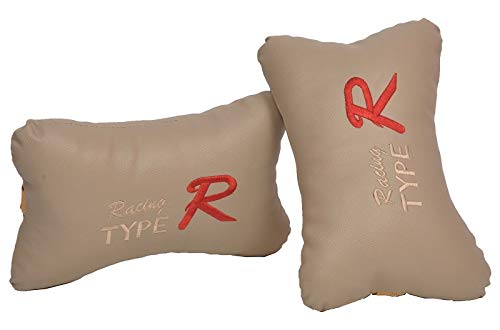 Celix Type R Neck Car Cushions - Beige (Set of 02) for Maruti Suzuki ...
