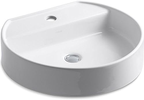 Kohler K-2331-1-0 Chord Wading Pool Bathroom Sink, White, 1.38 - Vessel ...
