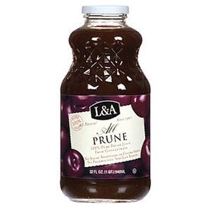 Amazon.com : L&A Juice 32oz Glass Bottle (Pack of 4) Select Flavor ...