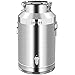 ZFRDHTSV Stainless Steel Milk Can Fermenter Barrel - 15L/20L/28L/35L/42L/48L Milk Transport and ...