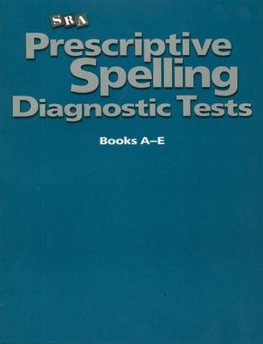 Prescriptive Spelling, Diagnostic Test: McGraw Hill: 9780075689751 ...