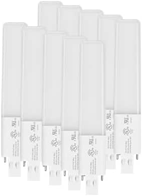 GX23 Base LED Bulbs, 6W (13W CFL Equivalent) Slim 2-Pin PL Horizontal ...