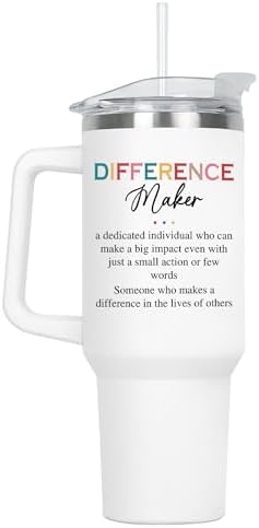 Amazon.com: Difference Maker Tumbler 40oz - Make a Difference Gift for ...