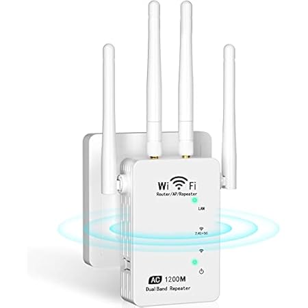 Amazon.com: 2023 WiFi Extender Signal Booster Long Range up to 9985sq ...