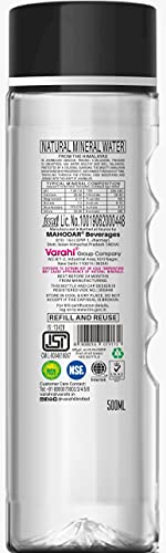 VARAHI Aqa Natural Mountain Water | 500Ml - 24 Bottles | Natural ...