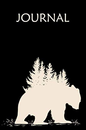 Amazon.com: Bear Notebook Journal 6x9 120 Pages: Lovely Bear Lined ...