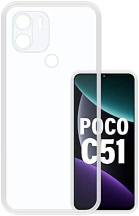 VIDO Transparent Back Case Cover for Poco C51 / Poco C50 / Xiaomi Redmi ...
