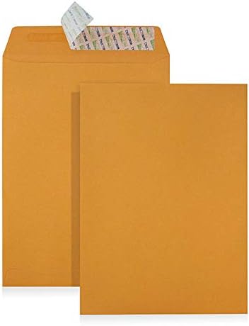 WINPAQ 6 x 9 Self-Seal Brown Kraft Catalog Envelopes - 28lb, 50 Count ...