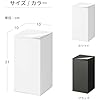 Amazon｜I'mD (アイムディ) コーナーポット RETTO レットー ブラック RETPT-BK-PP｜トイレポット - ホーム＆キッチン オンライン通販