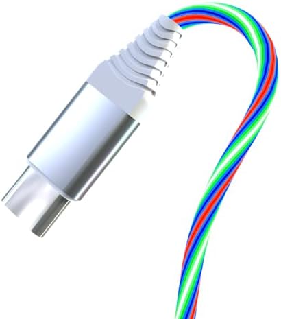 Amazon.com: USB Type C Cable, LED Light up USB A to Type C Charger Cord ...