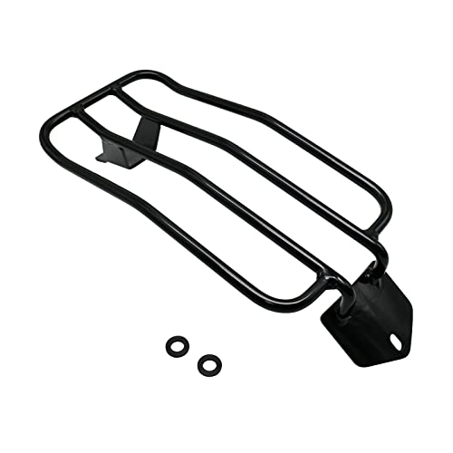 Snapklik.com : Black Rear Top Case Carrier Luggage Rack Cargo Rack Fit ...