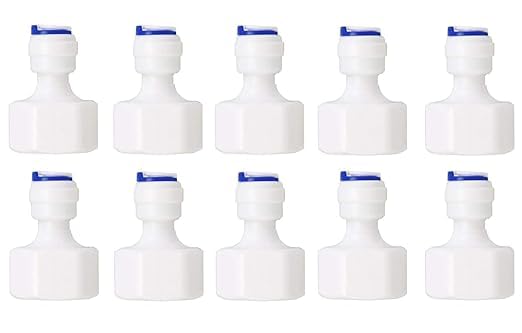 DOC RO? Female Direct Valve Straight Connector, 1/2" Female Thread x 1/ ...