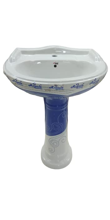 multicolor wash besin designer multicolor follower printed Blue Classic ...