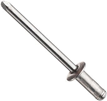 Blind/Breakstem Rivet, (Qty: 500), Rivet Series: 66, Rivet Size: 3/16", Length: .375", Grip ...