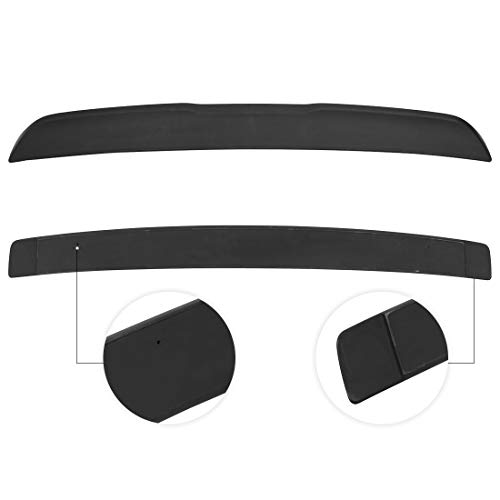 X AUTOHAUX Car Primer Black ABS Rear Trunk Lip Spoiler Wing for Dodge ...